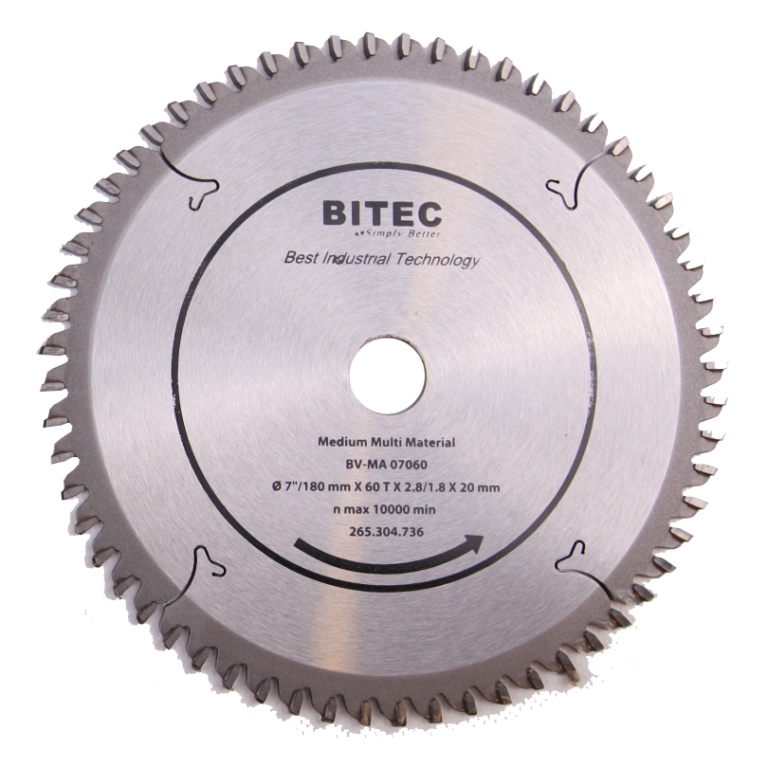 CIRCULAR SAW BLADE MEDIUM MULTIMATERIAL - BITEC