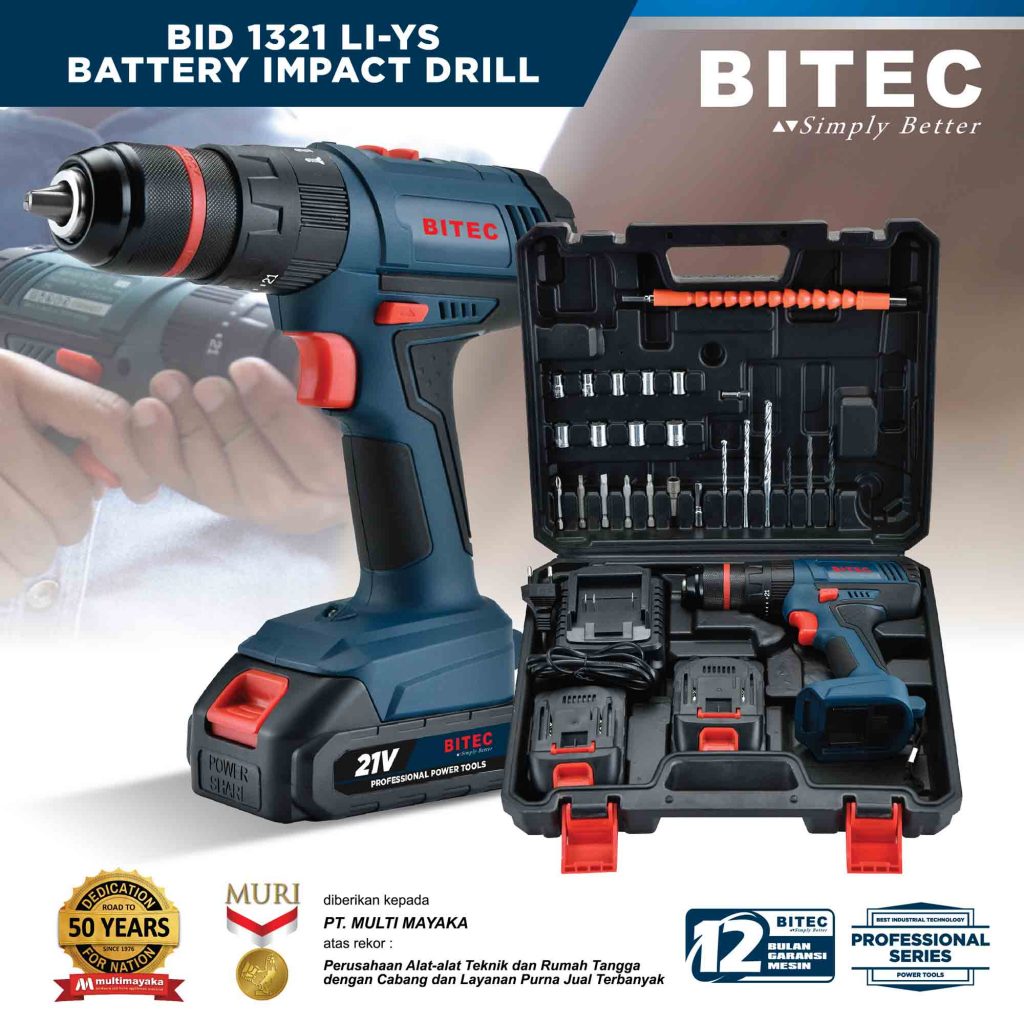 BATTERY IMPACT DRILL BID 1321 Li-YS - BITEC